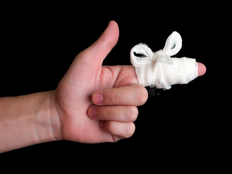 Bandage stock image. Image of finger, holding, doctor - 11516587