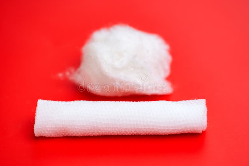 Bandage and cotton wool stock image. Image of indoor - 331840159