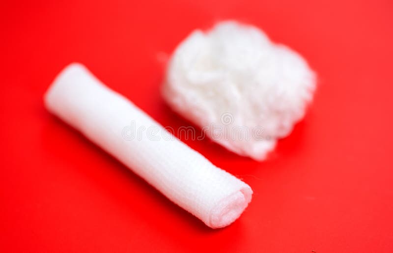 Bandage and cotton wool stock photo. Image of investigation - 331846452