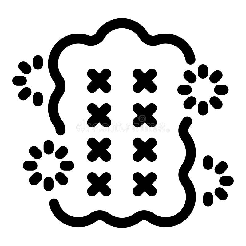 Bandage Covering Wound and Stopping Bleeding Icon Stock Vector ...