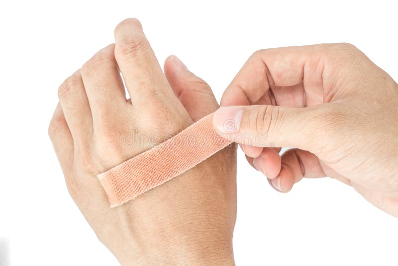 Man with a Bandage on His Back Stock Image - Image of recovery, medical ...