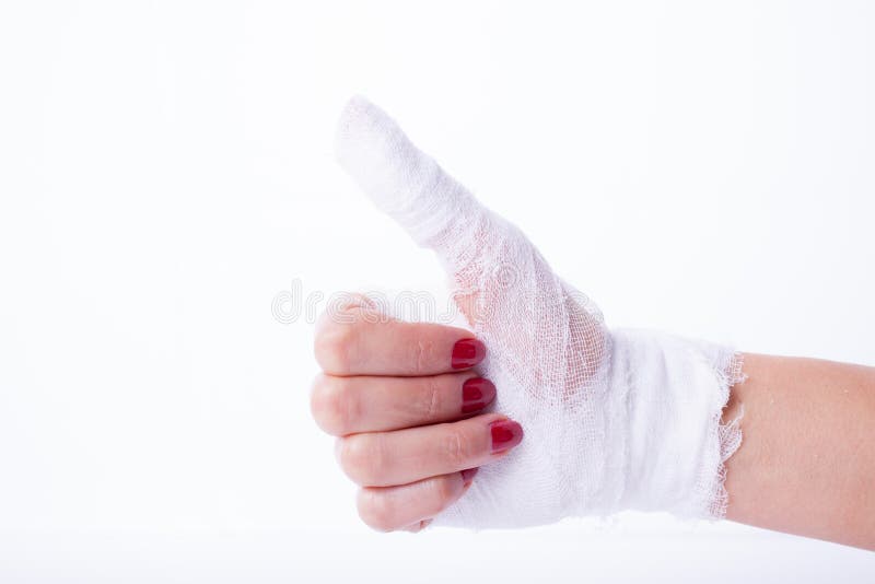 Bandage on a hand stock photo. Image of care, physical - 49654760