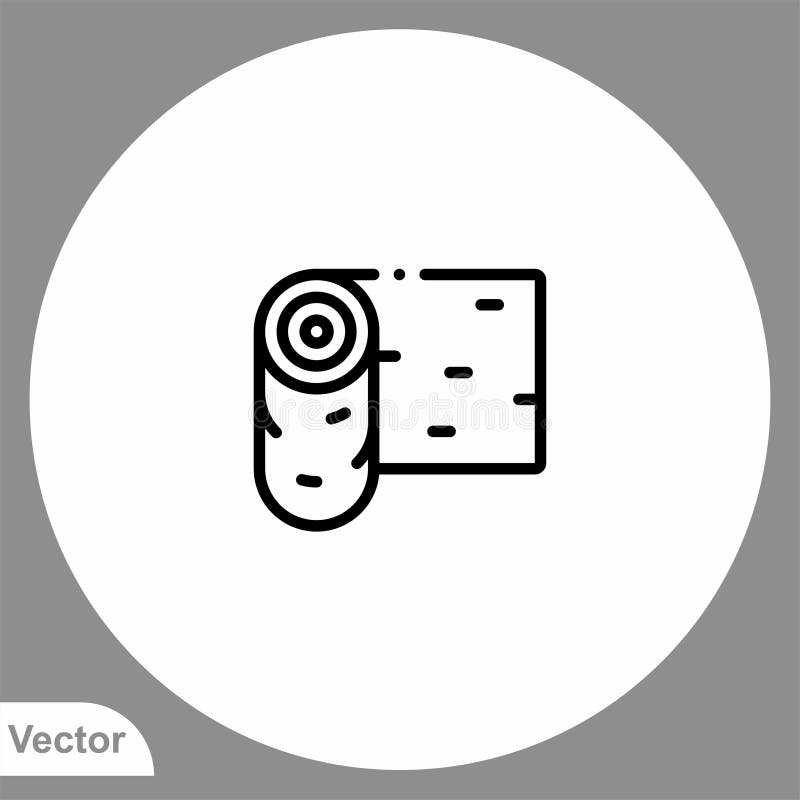 Bandage Vector Icon Sign Symbol Stock Vector - Illustration of medicare ...