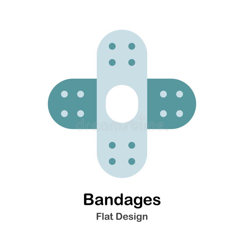 Bandages Icon Vector Isolated On White Background, Bandages Sign , Sign ...