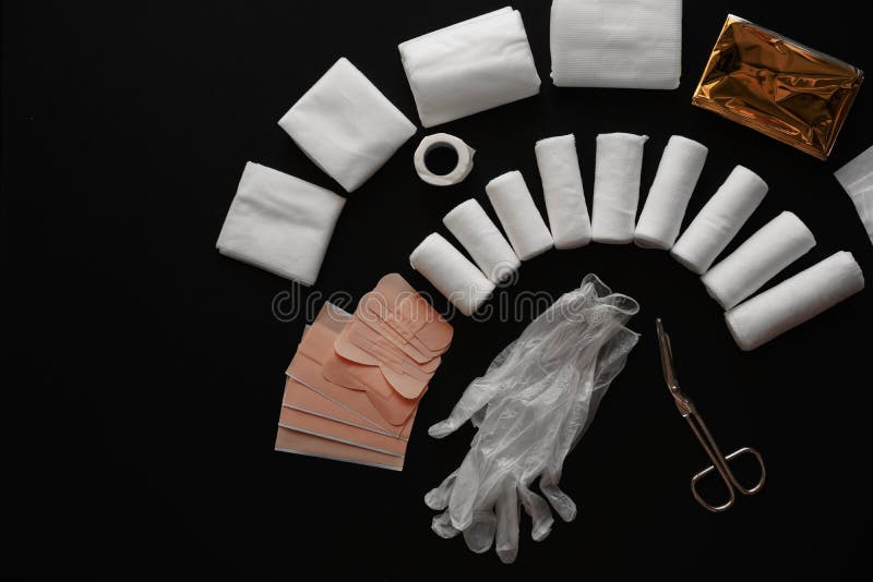 First aid kit stock image. Image of bandaid, healthy - 247474745