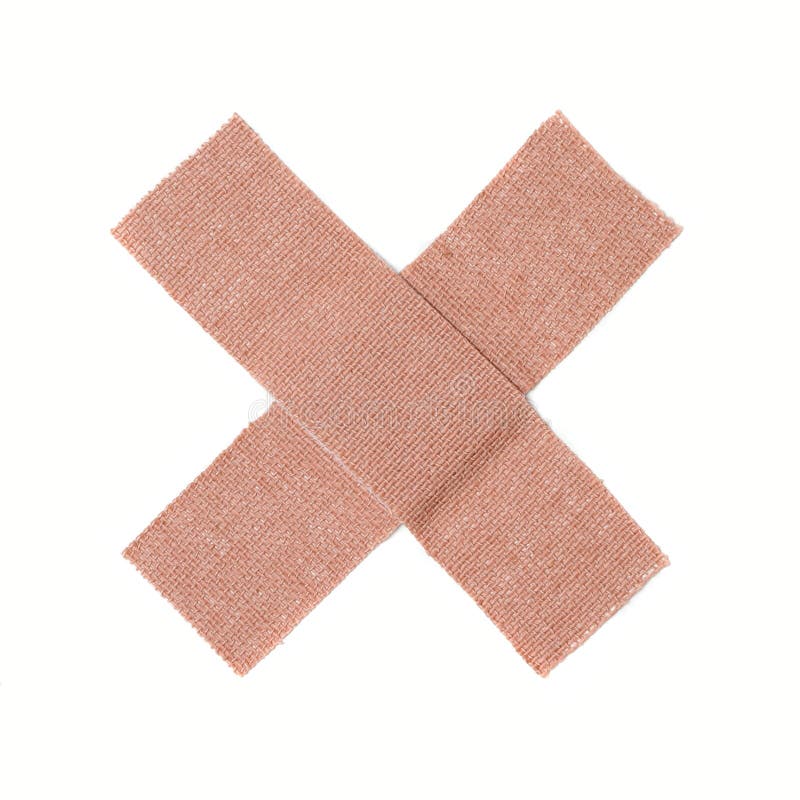 Bandaid isolado imagem de stock. Imagem de machucado, tratamento - 8129819