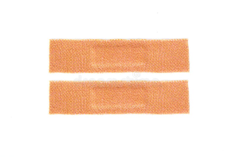 Bandaid on Isolate Background Stock Image - Image of adhesive, closeup ...