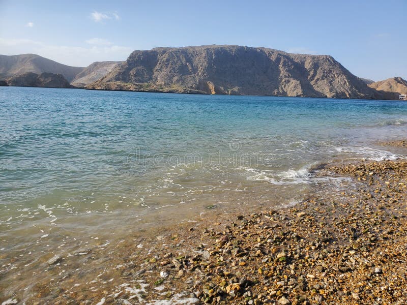 Bandar Al Khairan, Muscat Oman Stock Image - Image of landscape, cliff ...