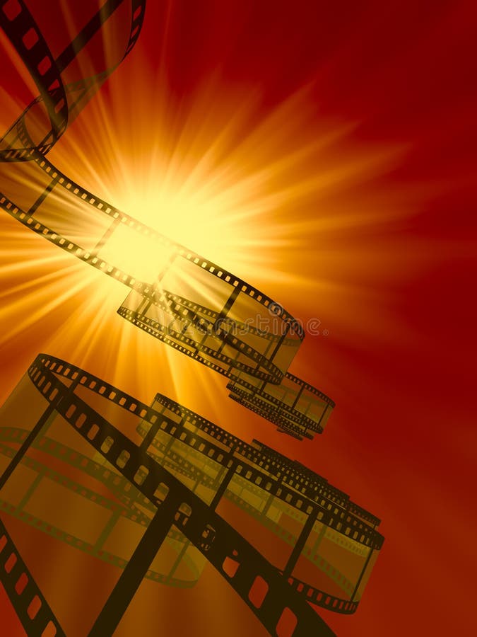 Bande de film illustration stock. Illustration of connexion - 12964426