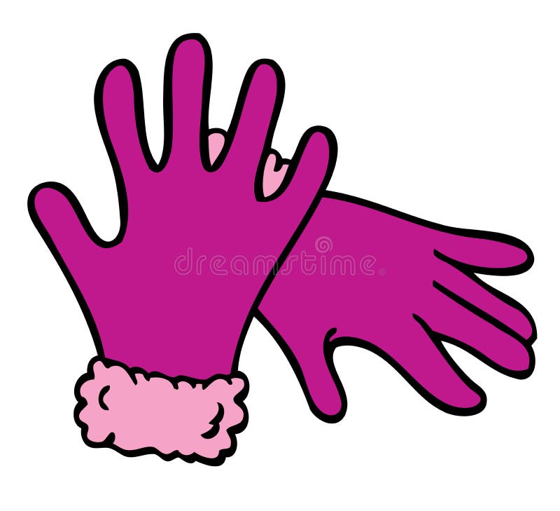 Gants de l'hiver illustration de vecteur. Illustration du ornement ...