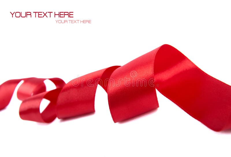 Bande Rouge Sur Le Fond Blanc Image stock - Image du romantique ...