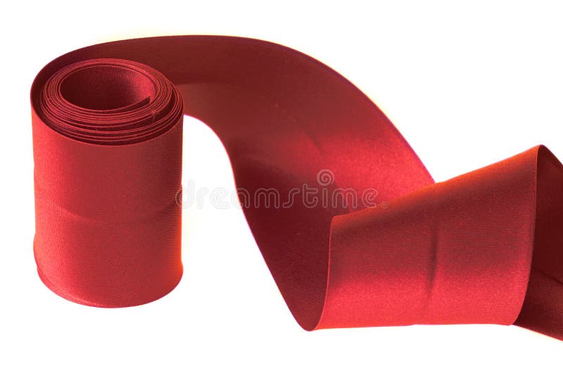 Bande de emballage rouge photo stock. Image du contour - 2282204