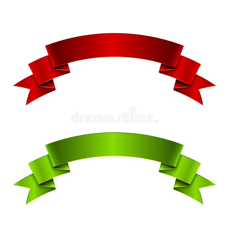 Bande rouge et verte illustration de vecteur. Illustration du ...