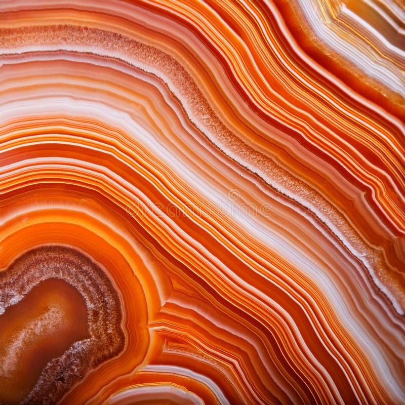 Banded agate, AI generated stock illustration. Illustration of color ...