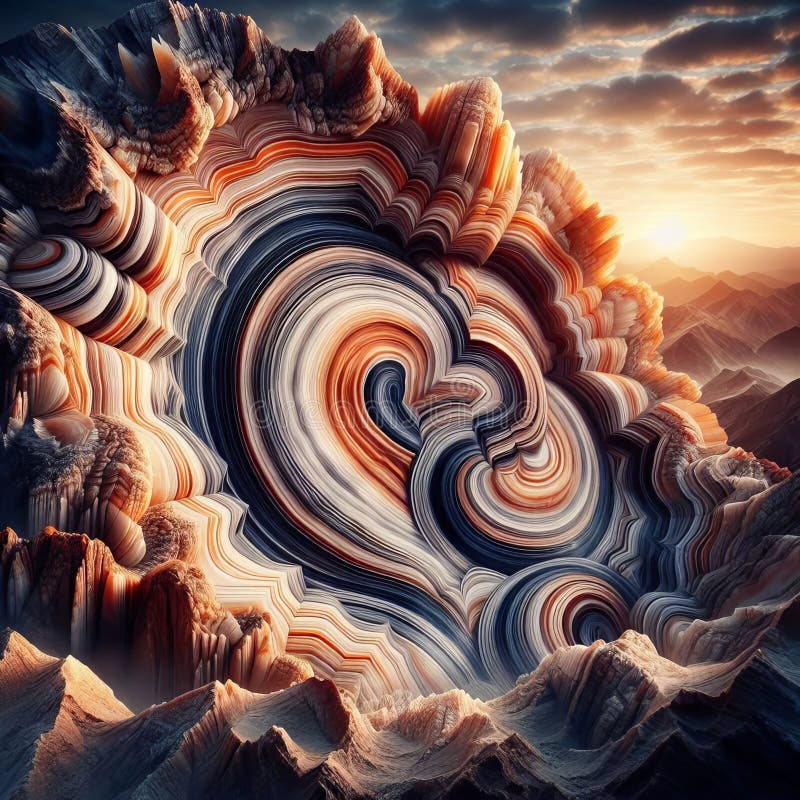 Banded Onyx a Type of Onyx with Distinct Banding Patte Stock Photo ...