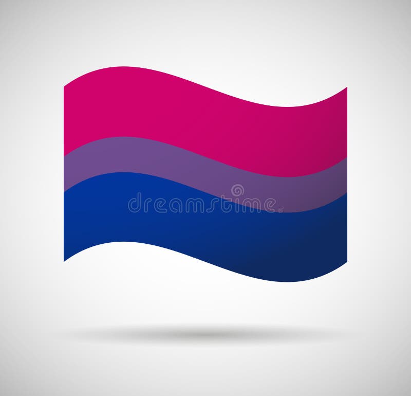 Bandeira bissexual ilustração stock. Ilustração de bissexual - 45449478