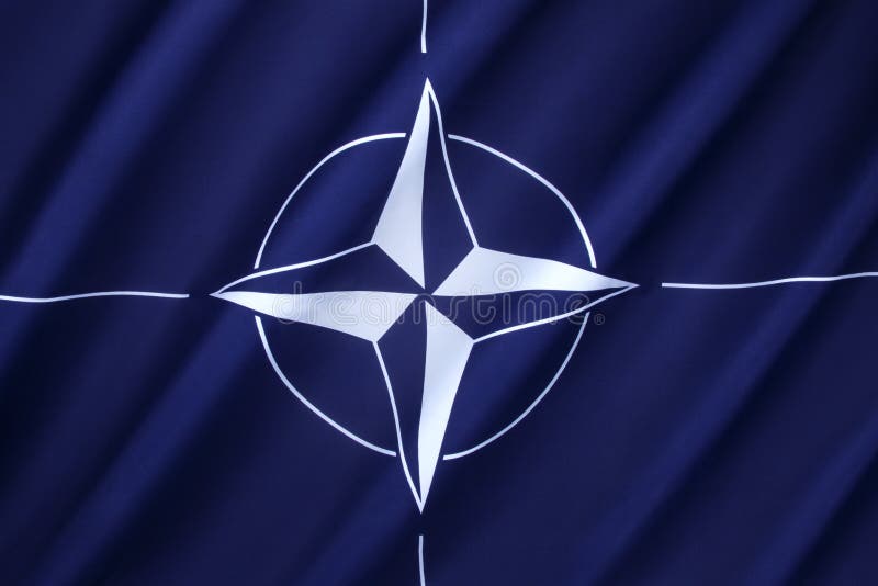 Bandeira da OTAN imagem de stock. Imagem de unido, militar - 50752089