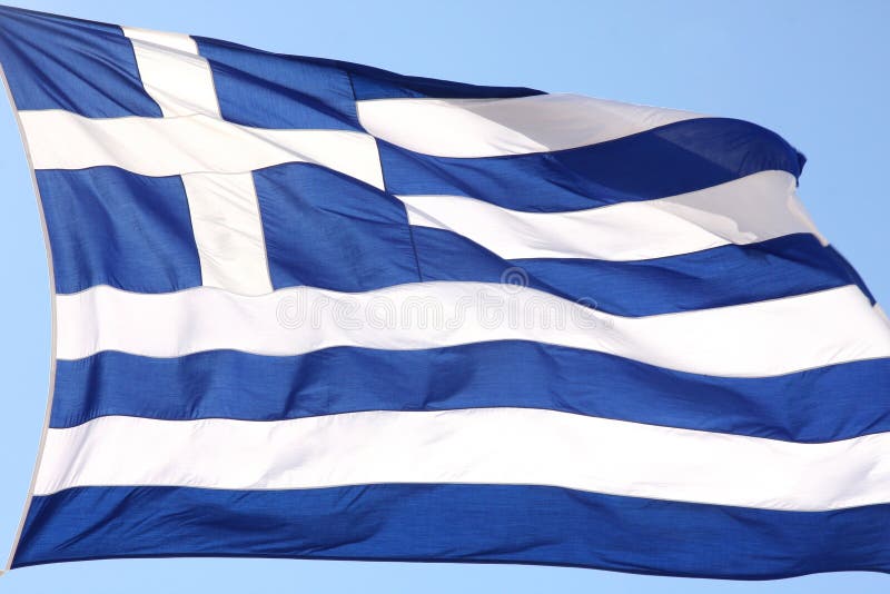 Bandeira de Greece imagem de stock. Imagem de naturalization - 6121701