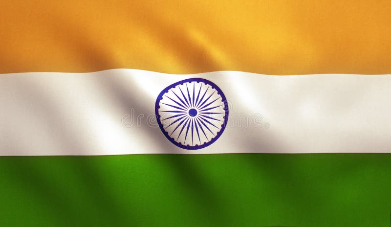 Bandeira de India foto de stock. Imagem de vento, backdrop - 86524148