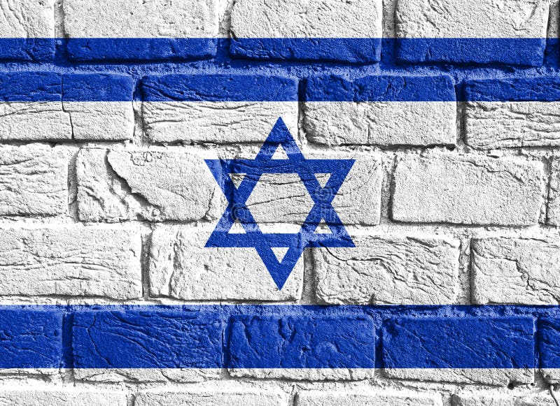 Bandeira De Israel Na Parede Foto de Stock - Imagem de naturalizado ...