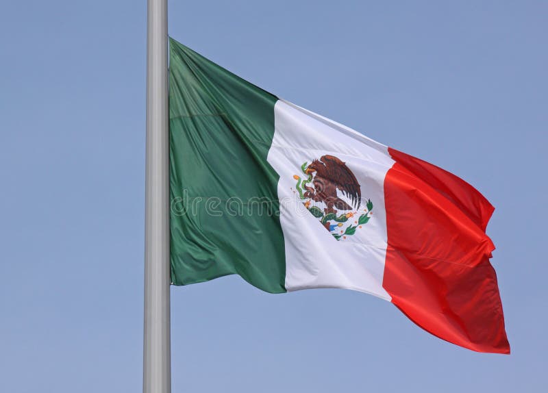 Bandeira de México foto de stock. Imagem de objeto, oficial - 38668726