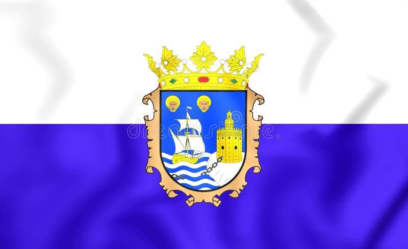 Bandeira De Santander, Espanha Ilustração Stock - Ilustração de ...