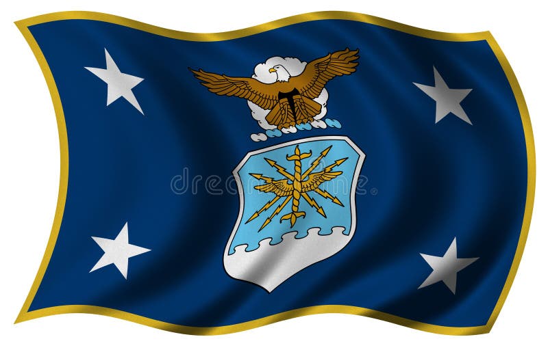 Bandeira de SECAF ilustração stock. Ilustração de acenar - 1235029