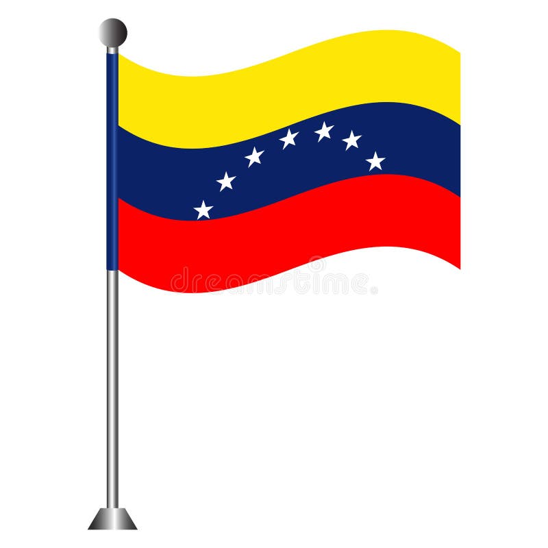 Bandeira de Venezuela ilustração do vetor. Ilustração de naturalize ...