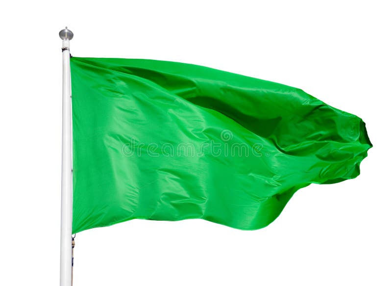 Bandeira verde imagem de stock. Imagem de verde, bandeira - 54797135