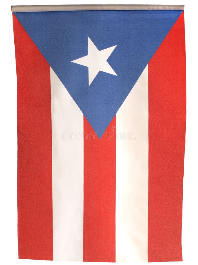 Bandeira Vertical De Puerto Rico Da Bandeira Foto de Stock - Imagem de ...