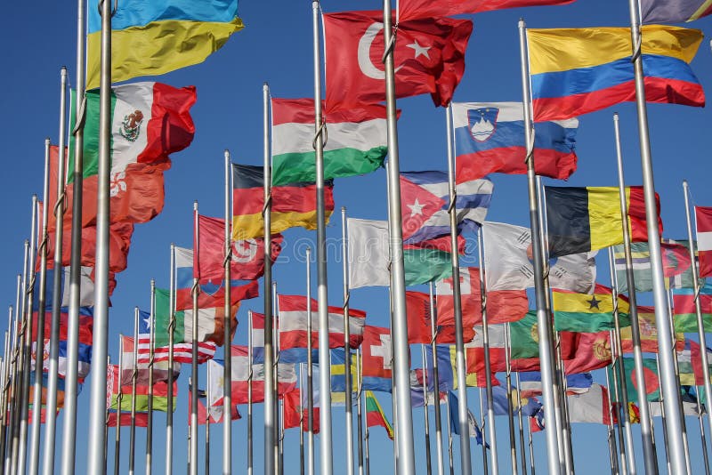 Bandeiras do mundo foto de stock. Imagem de marco, brasil - 24226082