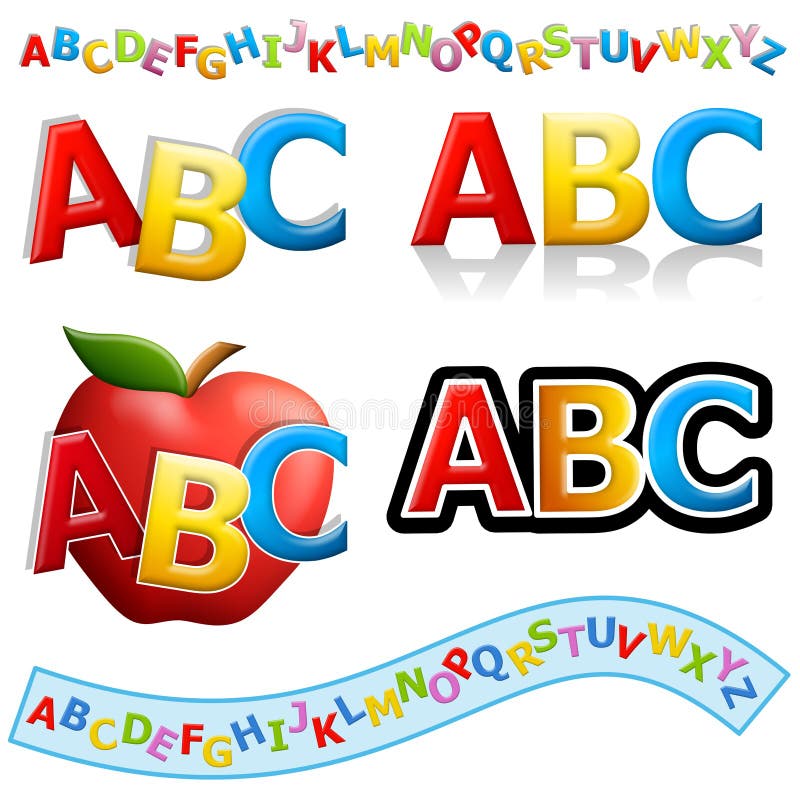 Bandeiras E Logotipos Do ABC Ilustração Stock - Ilustração de logotipo ...