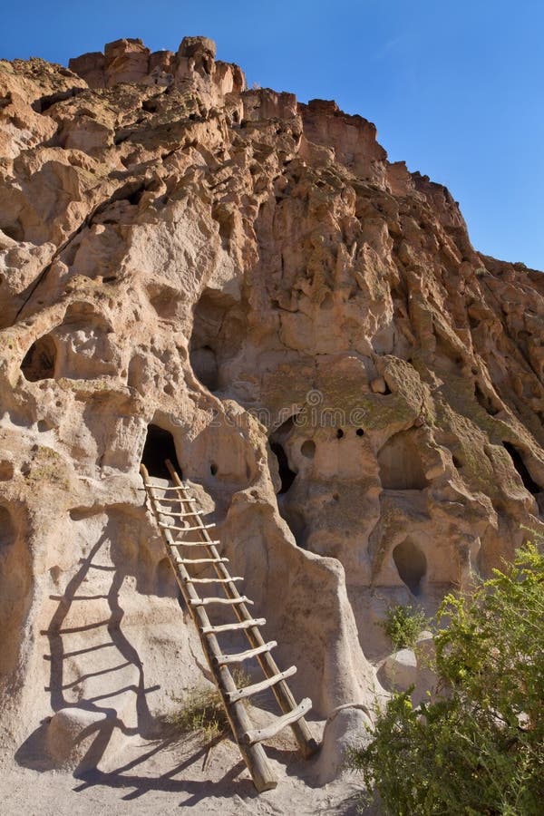 Bandelier National Monument Stock Image - Image of mexico, american ...