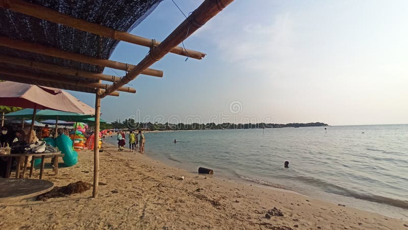 Bandengan Beach, Jepara, Central Java, Indonesia Stock Image - Image of ...