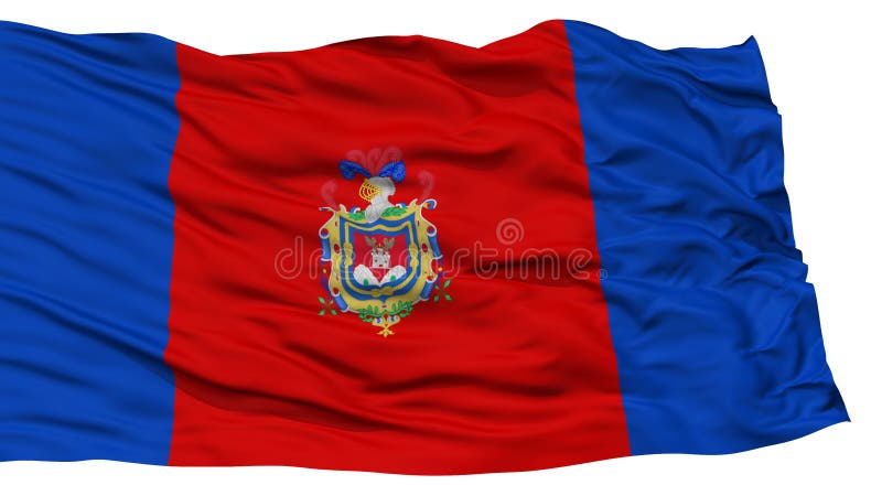 Bandera Aislada De La Ciudad De Quito Foto de archivo - Imagen de ...
