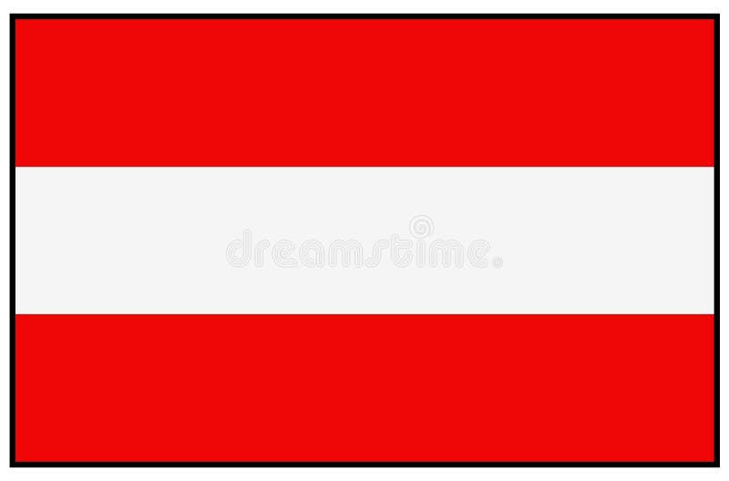Bandera De Austria - Bandera, Europa, País Ilustración del Vector ...
