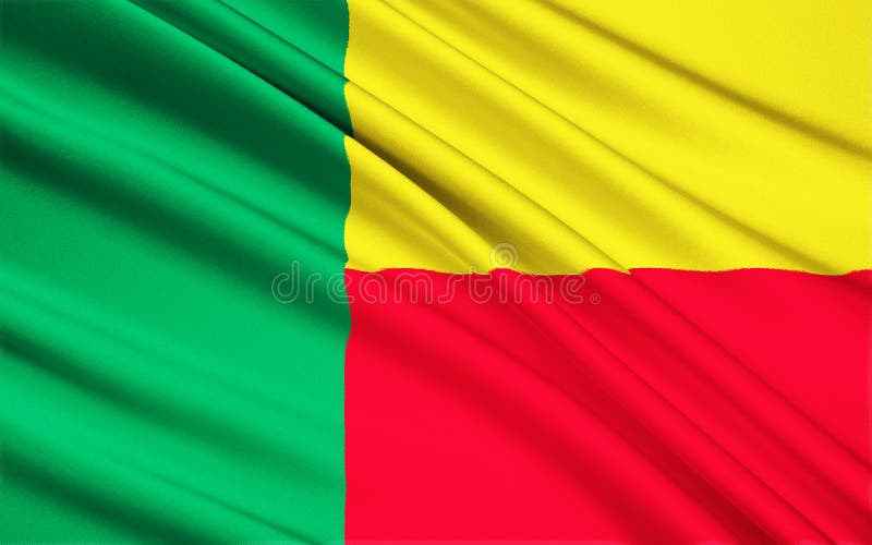 Bandera de Benin - África stock de ilustración. Ilustración de africano ...