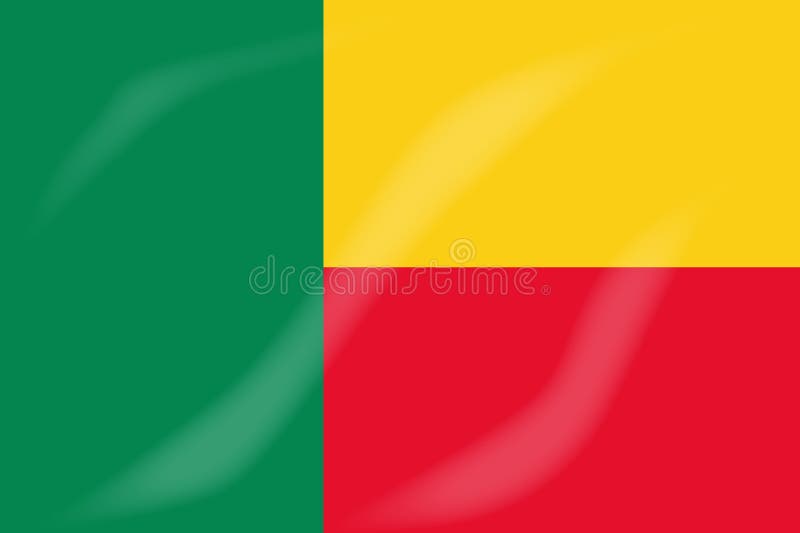 Bandera de Benin ilustración del vector. Ilustración de arte - 112762377