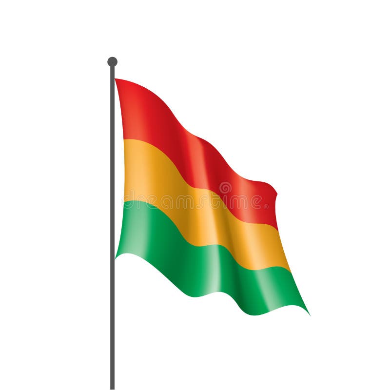 Bandera De Bolivia, Ejemplo Del Vector Ilustración del Vector ...