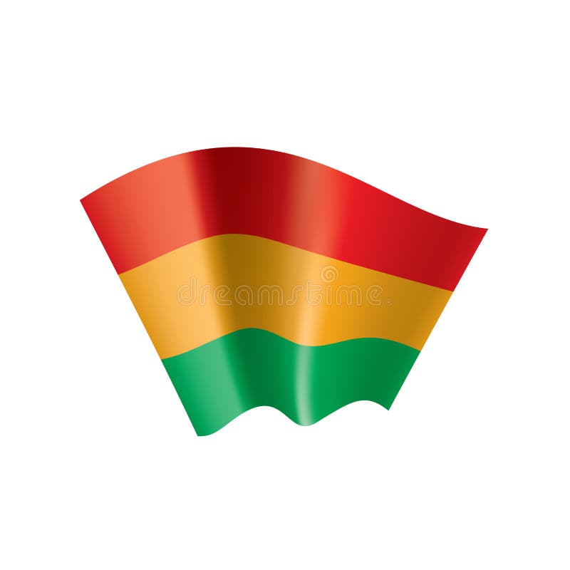 Bandera De Bolivia, Ejemplo Del Vector Ilustración del Vector ...