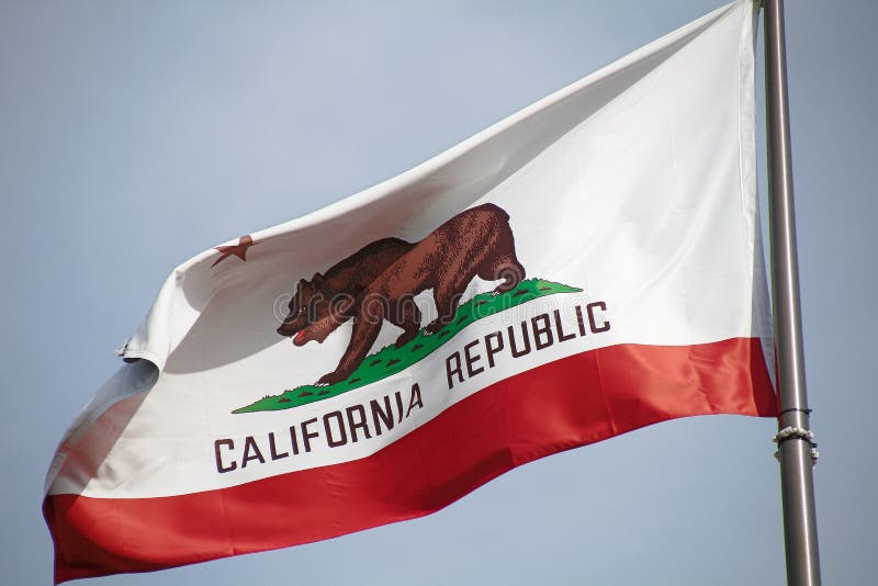 Bandera de california foto de archivo. Imagen de texturizado - 234284292