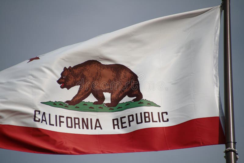 Bandera de California foto de archivo. Imagen de indicador - 94743058