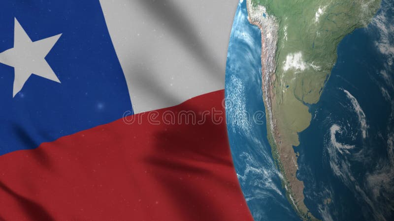 Vídeo De La Animación De La Bandera De Chile - 4K Almacen De Video ...