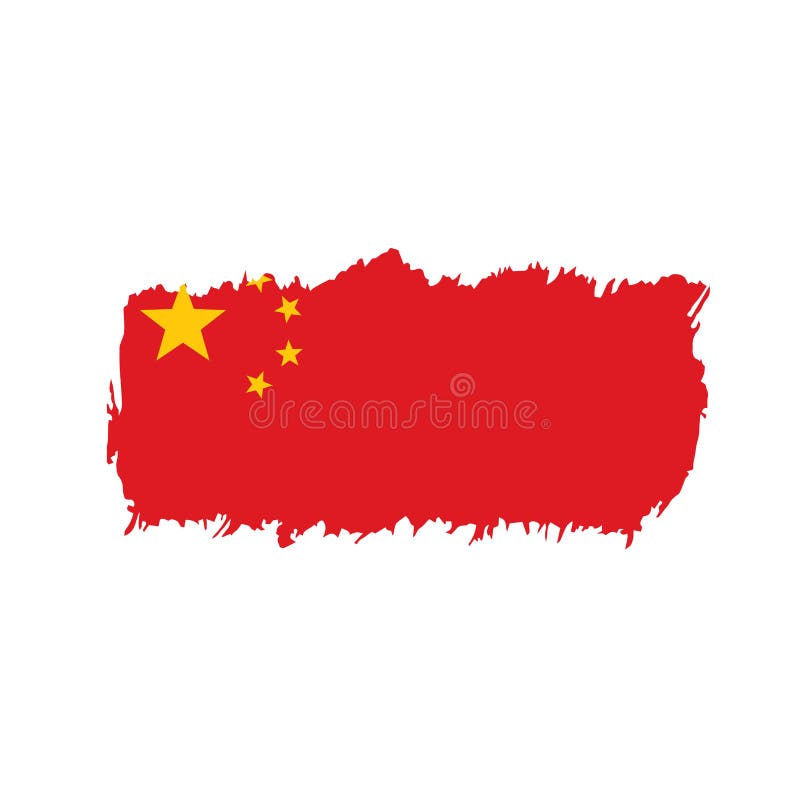 Bandera De China, Ejemplo Del Vector Ilustración del Vector ...
