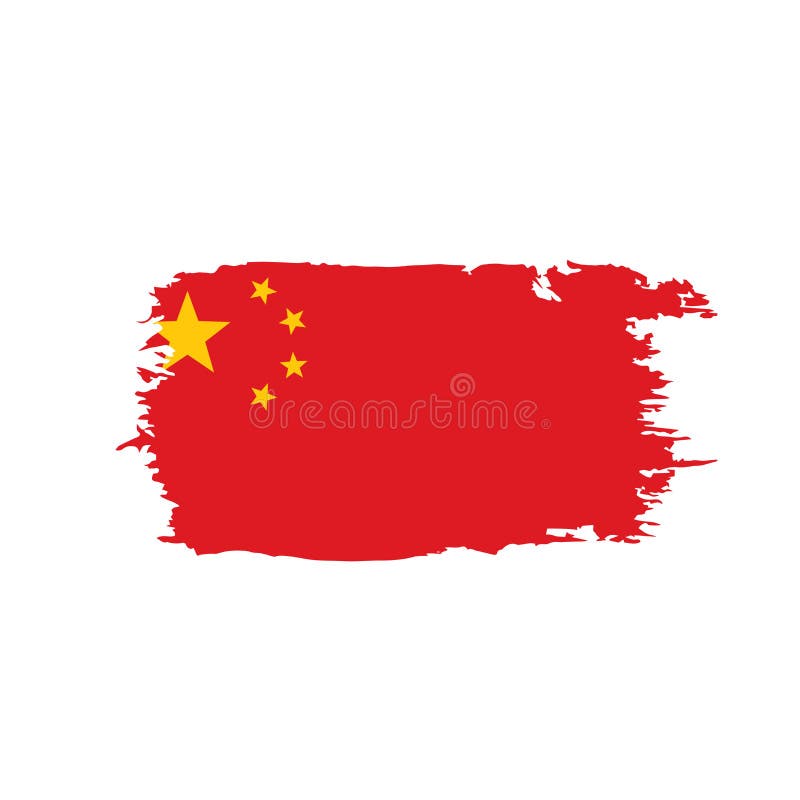 Bandera De China, Ejemplo Del Vector Ilustración del Vector ...