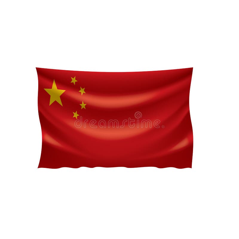 Bandera De China, Ejemplo Del Vector Ilustración del Vector ...