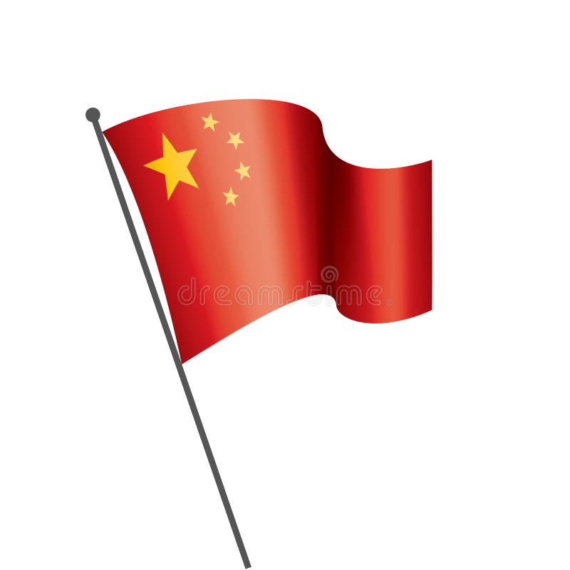 Bandera De China, Ejemplo Del Vector Ilustración del Vector ...