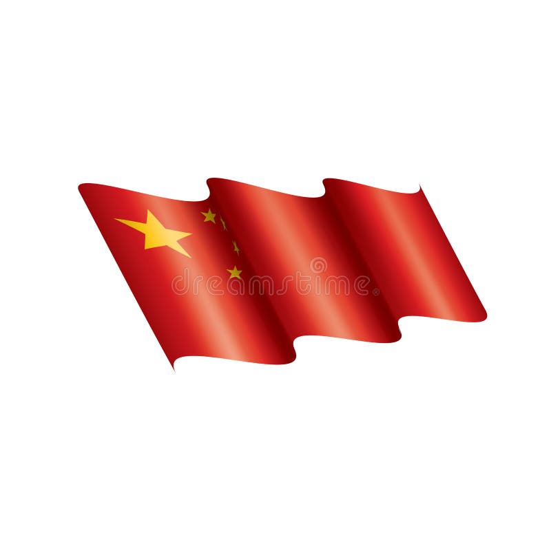 Bandera De China, Ejemplo Del Vector Ilustración del Vector ...
