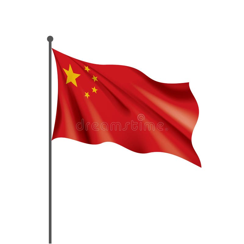 Bandera De China, Ejemplo Del Vector Ilustración del Vector ...