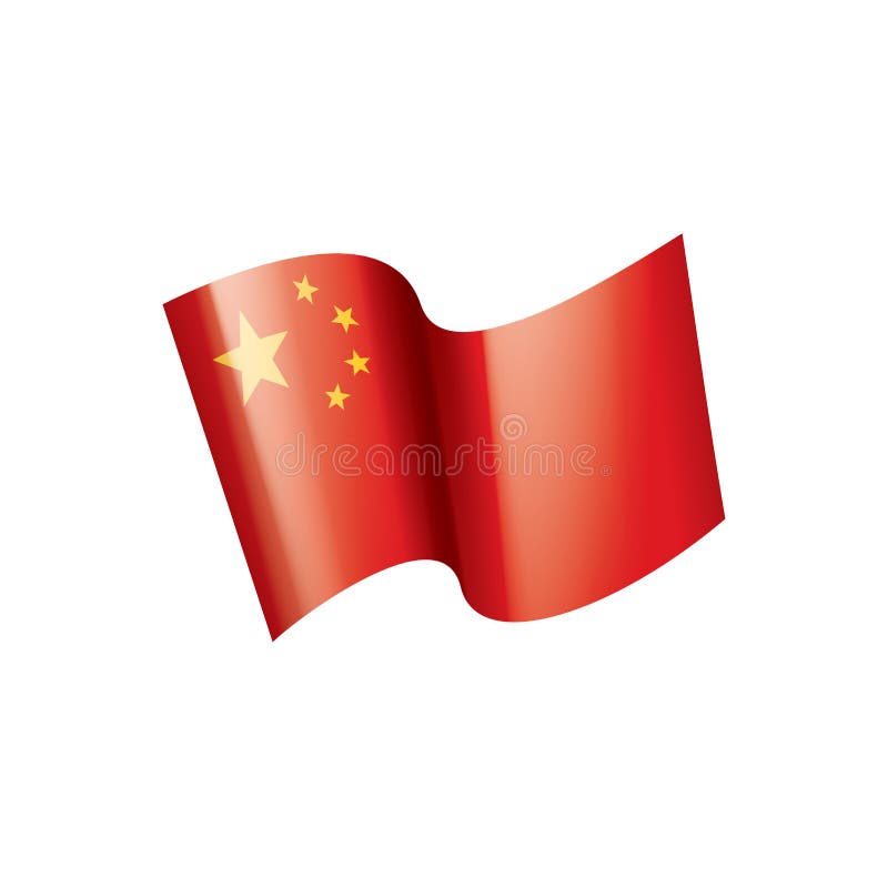 Bandera De China, Ejemplo Del Vector Ilustración del Vector ...